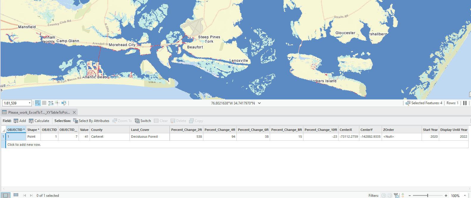 Solved: Standalone table to Shapefile - Esri Community