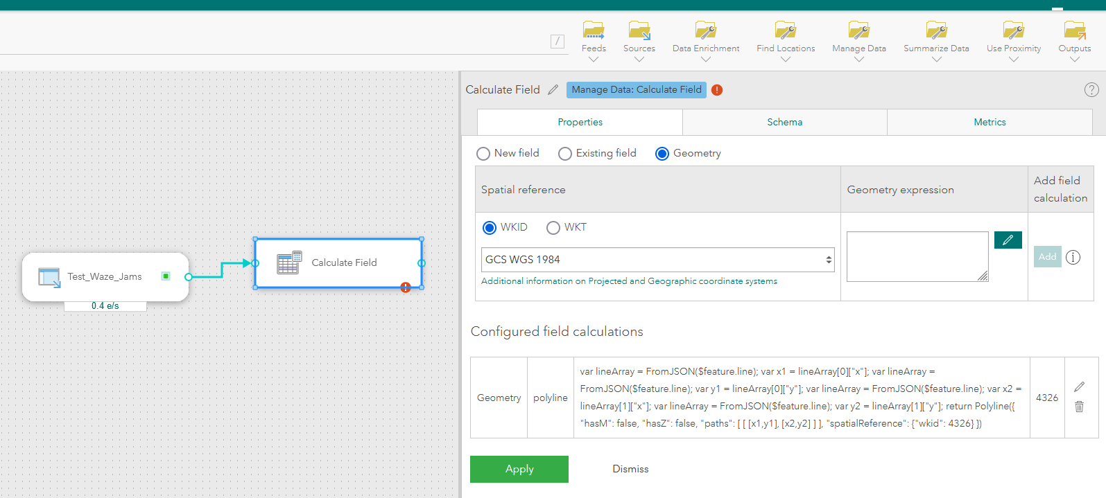Solved: Create Line Geom from Coords - Esri Community