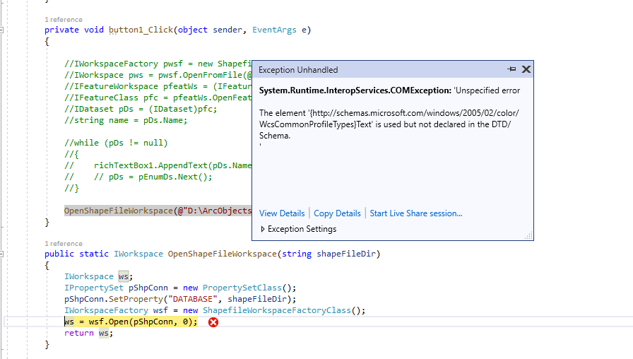 Handling System.Runtime.InteropServices.COMExcepti... - Esri Community