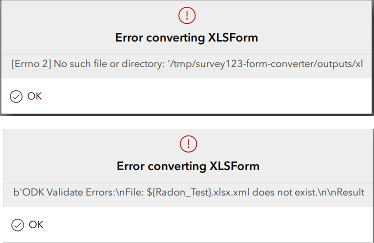 Survey123 Connect -Updating XLSform not working! - Esri Community