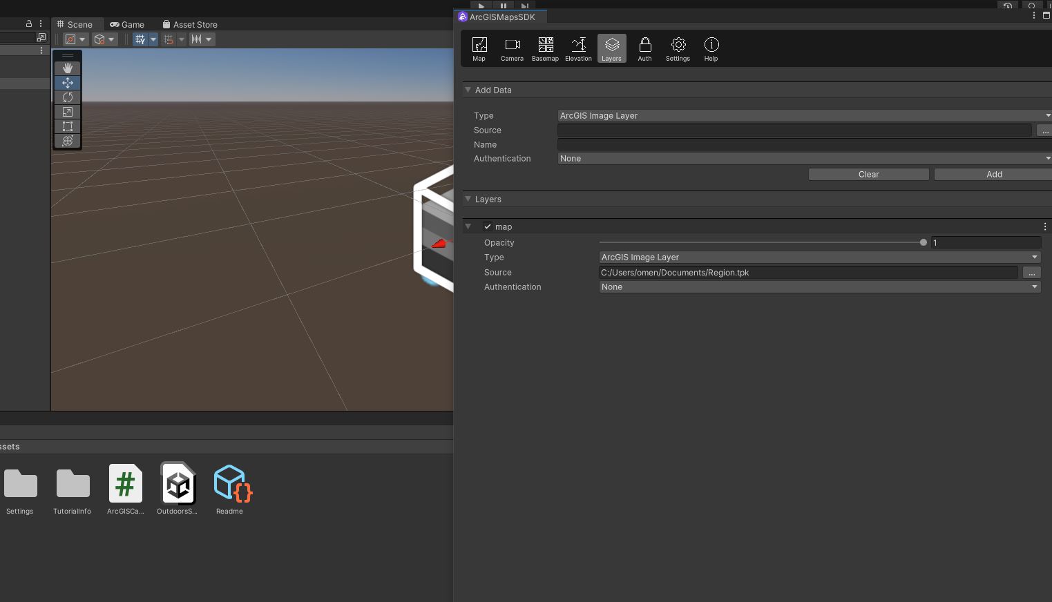 Create 3D map from .tpk file in Unity with ArcGis ... - Esri Community