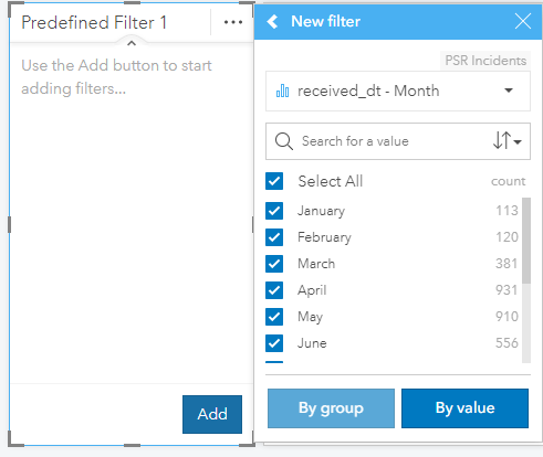 Predefined Filter on Date field sorts Months wrong - Esri Community
