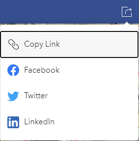 Add "copy link only" option to the social sharing ... - Esri Community