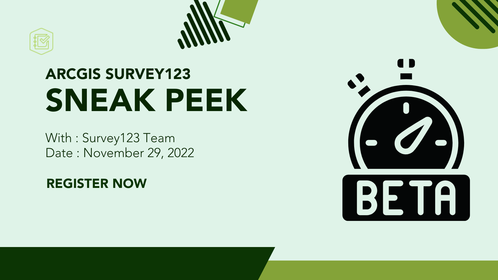 Survey123 Sneak Peek Live Session November 29, 202... - Esri Community