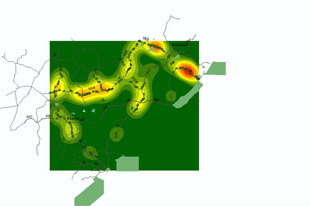Trying to interpret Kernel Density output - Esri Community