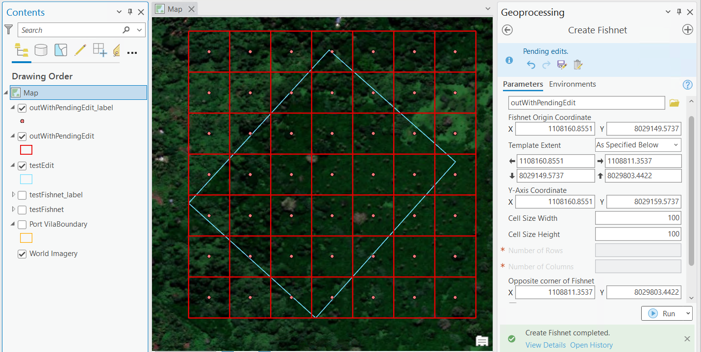 Solved: Problem with creating a Fishnet - Esri Community
