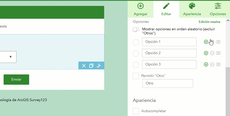 Como crear un formulario online con Survey123