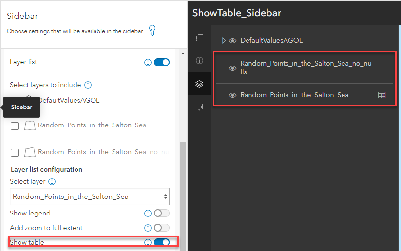 ArcGIS Instant Apps - Sidebar type - Show Table to... - Esri Community