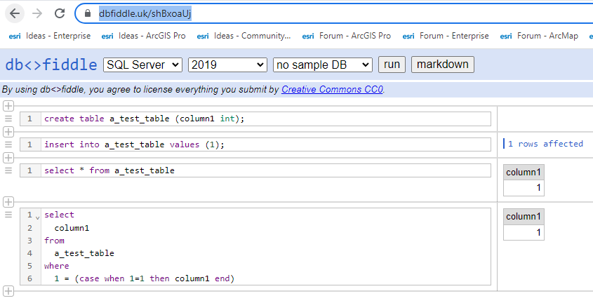 CASE Statements in Definition Query - Esri Community