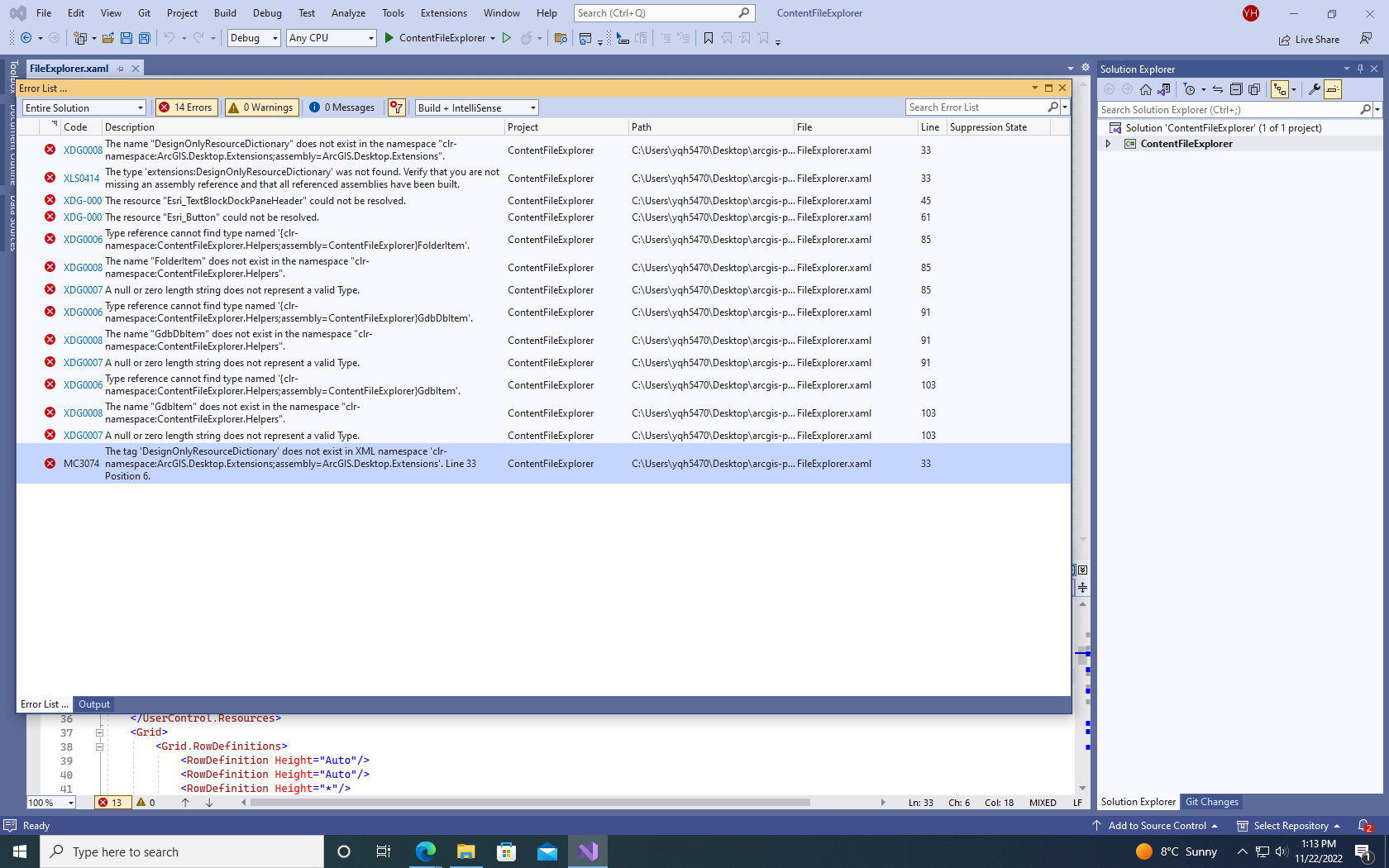 Error When Running SDK Sample - Esri Community
