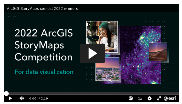 The best of the best Storymaps! - Esri Community