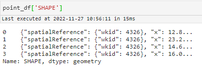 Project geometries in an spatial dataframe fails w... - Esri Community