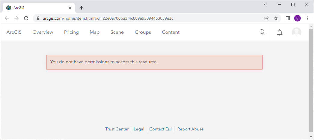 Performance Assessment Tool: "You do not have perm... - Esri Community