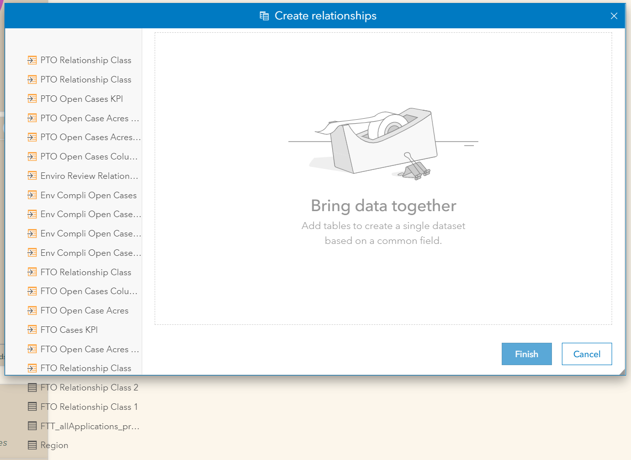 Add Scroll option to the Create Relationship windo... - Esri Community