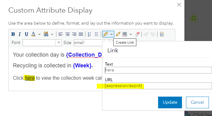 Solved: Return a url based on a feature attribute in pop-u... - Esri Community