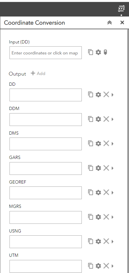 How to modify Coordinate Conversion "placeholder" ... - Esri Community