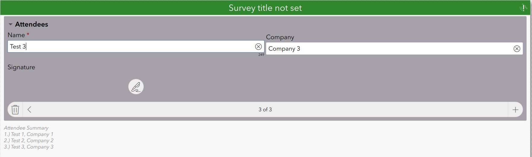Appearance option to view Repeats stacked in Surve... - Esri Community