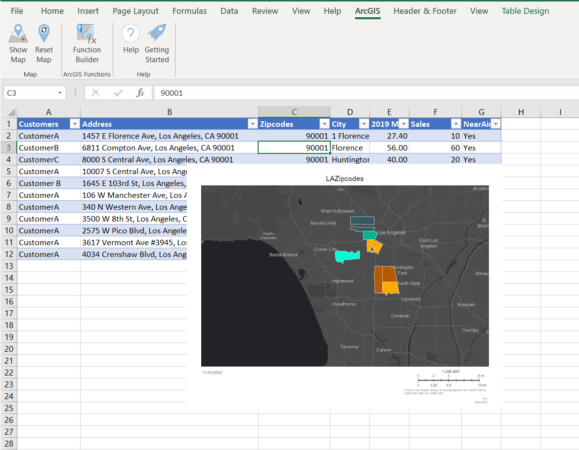 Top 5 things you get with ArcGIS for Excel Decembe... - Esri Community