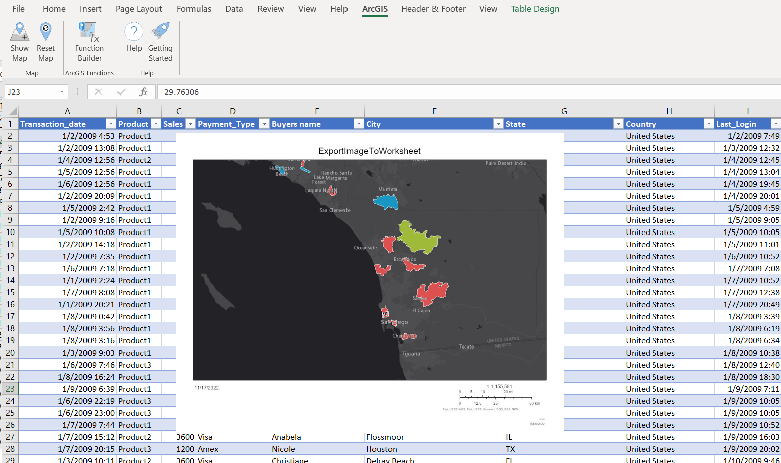 Top 5 things you get with ArcGIS for Excel Decembe... - Esri Community