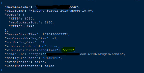 How to change the ArcGIS Server web server certifi... - Esri Community