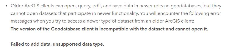 Using ArcGIS Desktop "ArcMap" 10.8.1 with 10.9.1 g... - Esri Community