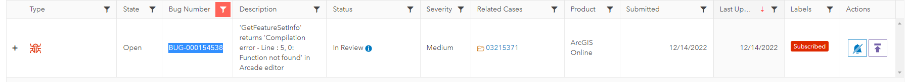 Solved: Arcade: GetFeatureSetInfo function not defined err... - Esri Community