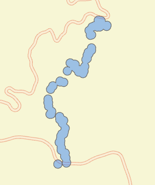 Buffer and then dissolve into multiple polygons (u... - Esri Community
