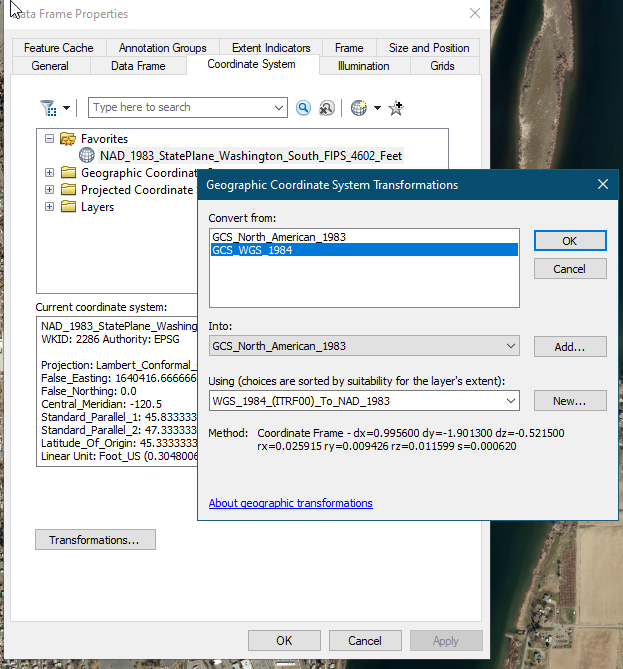 Solved: Projecting AGOL data on the fly in ArcMap - Esri Community
