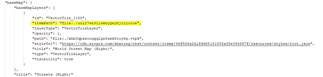 Solved: Vector map's styles/root.json file is not packaged... - Esri Community