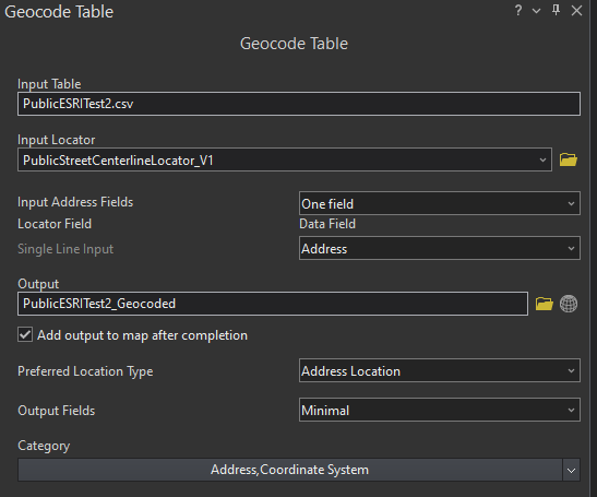 Solved: Geocoding Table with Anonymized Addresses & Lat/Lo... - Esri Community