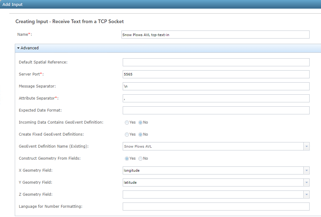Update Street Plow Status with GeoEvent - Esri Community