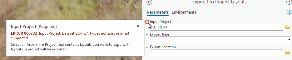 Current Project - Environment Variable - Esri Community