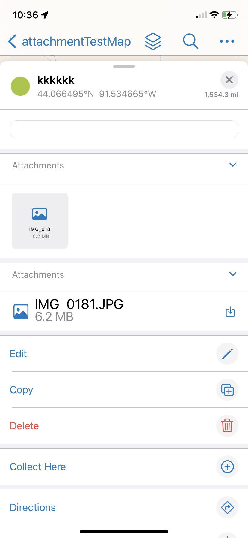 Configure Field Maps to leave a marker at location... - Esri Community