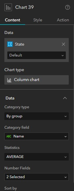 ArcGIS Experience Builder Stacked Bar Charts - Esri Community