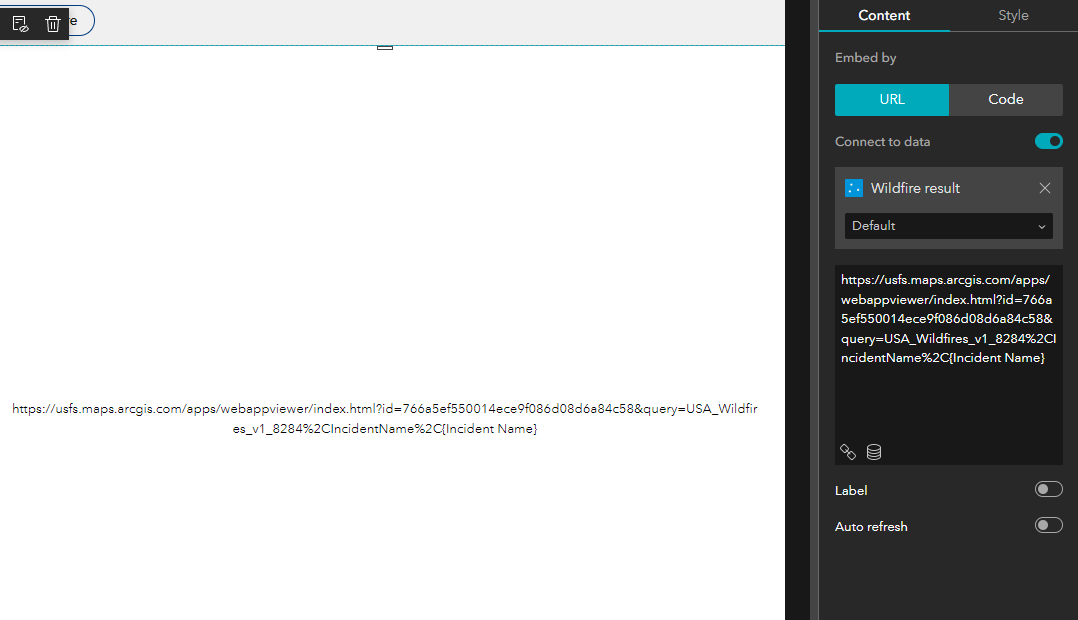 Solved: How to create a dynamic URL based on string + attr... - Esri Community
