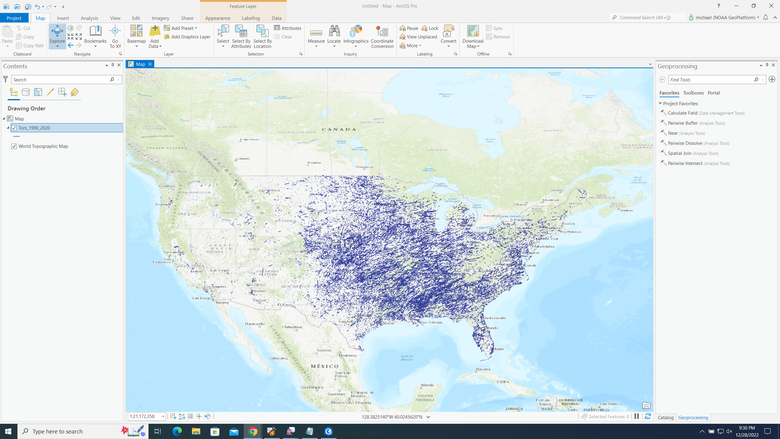 Spatial Analysis Tornado Climatology - Esri Community