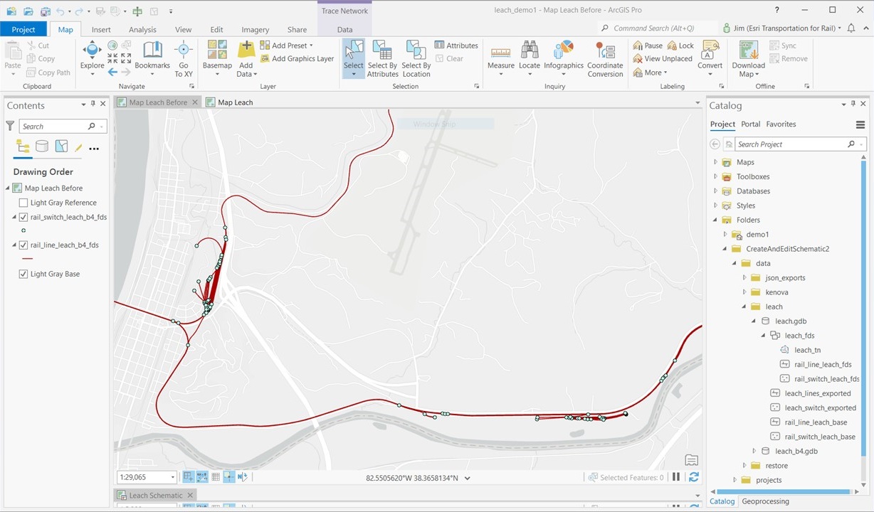 Create a Schematic Map for a Railroad Line - Esri Community
