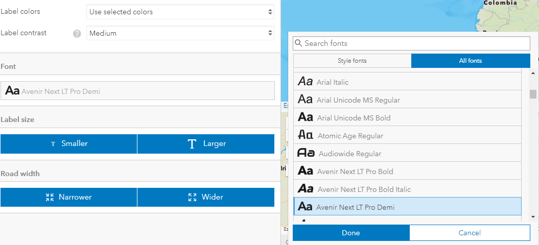 Available Fonts in Vector Tile Layer Editor - Esri Community