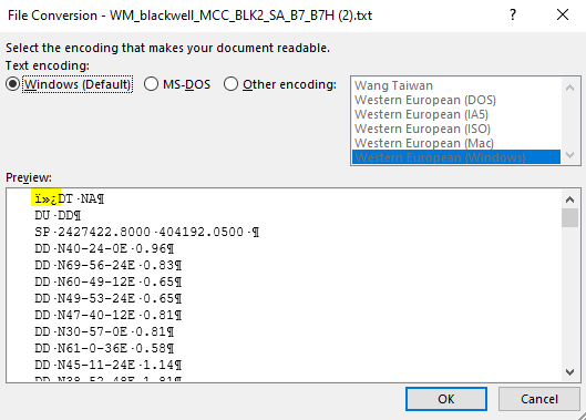 traverse file format error on line 1 - Esri Community