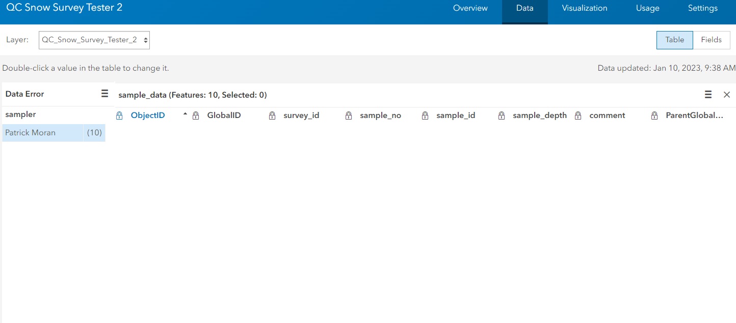 Solved: Values from repeat section being lost randomly (Si... - Esri Community