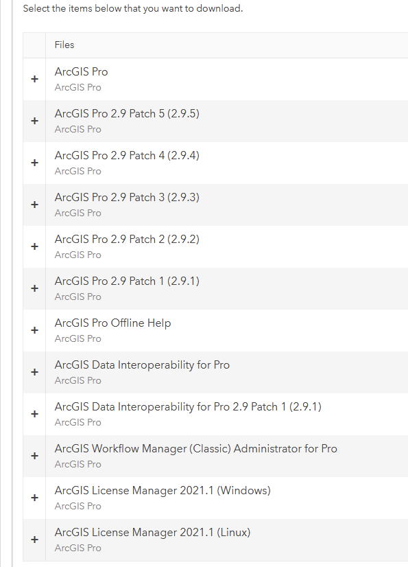 Solved: Where is the option to download ArcGIS Pro 2.9.6 p... - Esri ... Solved: Where is the option to download ArcGIS Pro 2.9.6 p... - Esri ...