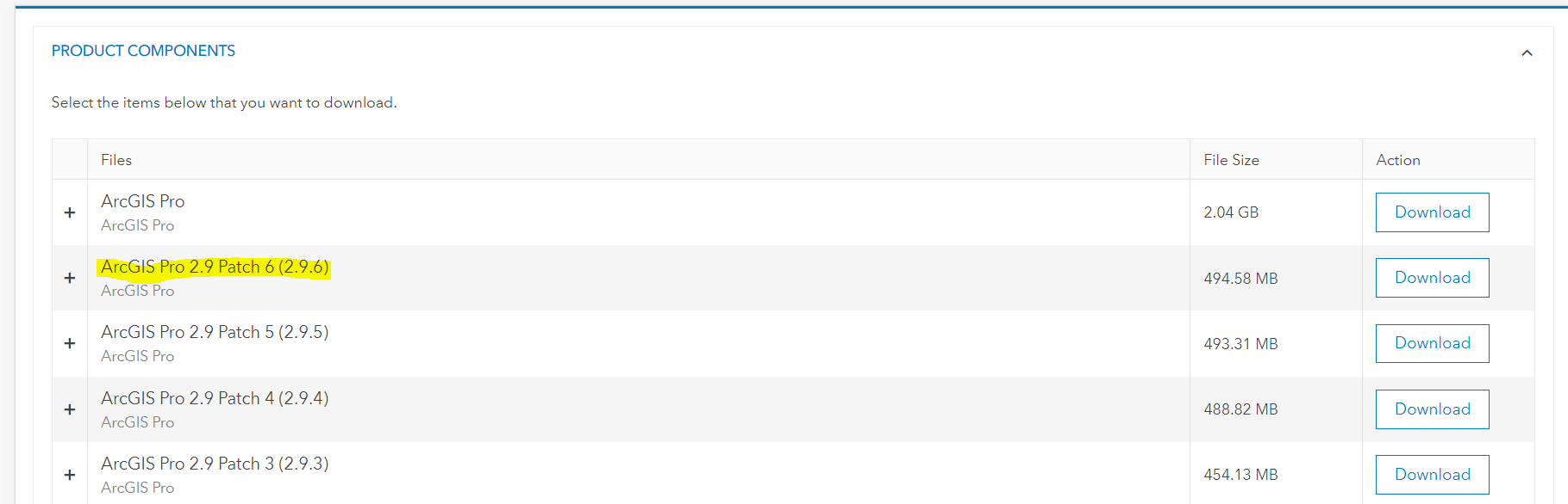 Solved: Where is the option to download ArcGIS Pro 2.9.6 p... - Esri ... Solved: Where is the option to download ArcGIS Pro 2.9.6 p... - Esri ...