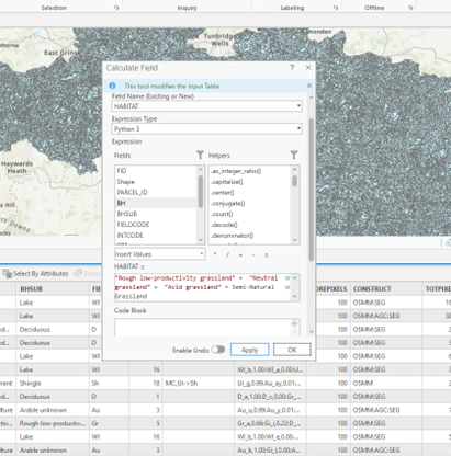 Help needed: Attempted to group habitats within ag... - Esri Community