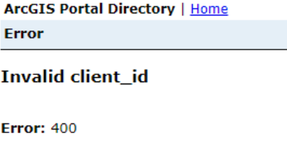 Invalid Client ID - Esri Community