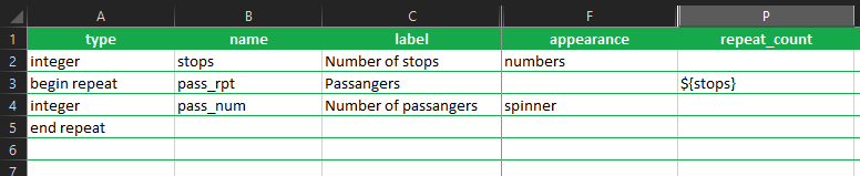 Repeat questions according to the number marked as... - Esri Community