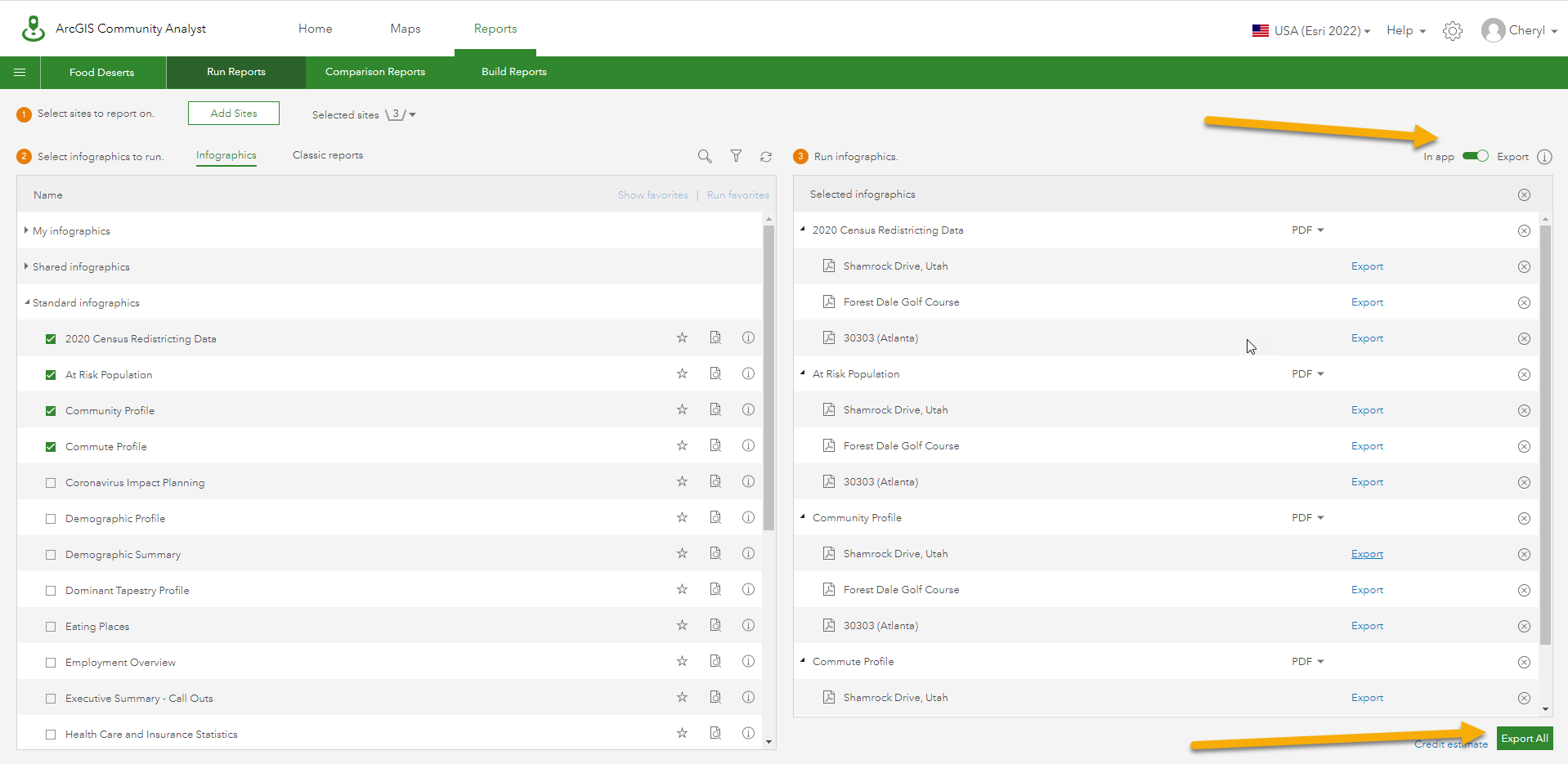 Solved: Infographic for multiple polygons - Esri Community