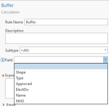 Use Attribute Rules to create a buffer around a li... - Esri Community