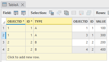 Solved: One-to-many join — Editing duplicate input table r... - Esri Community