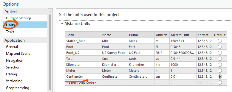 measure tool: result in centimeter (cm) or with mo... - Esri Community
