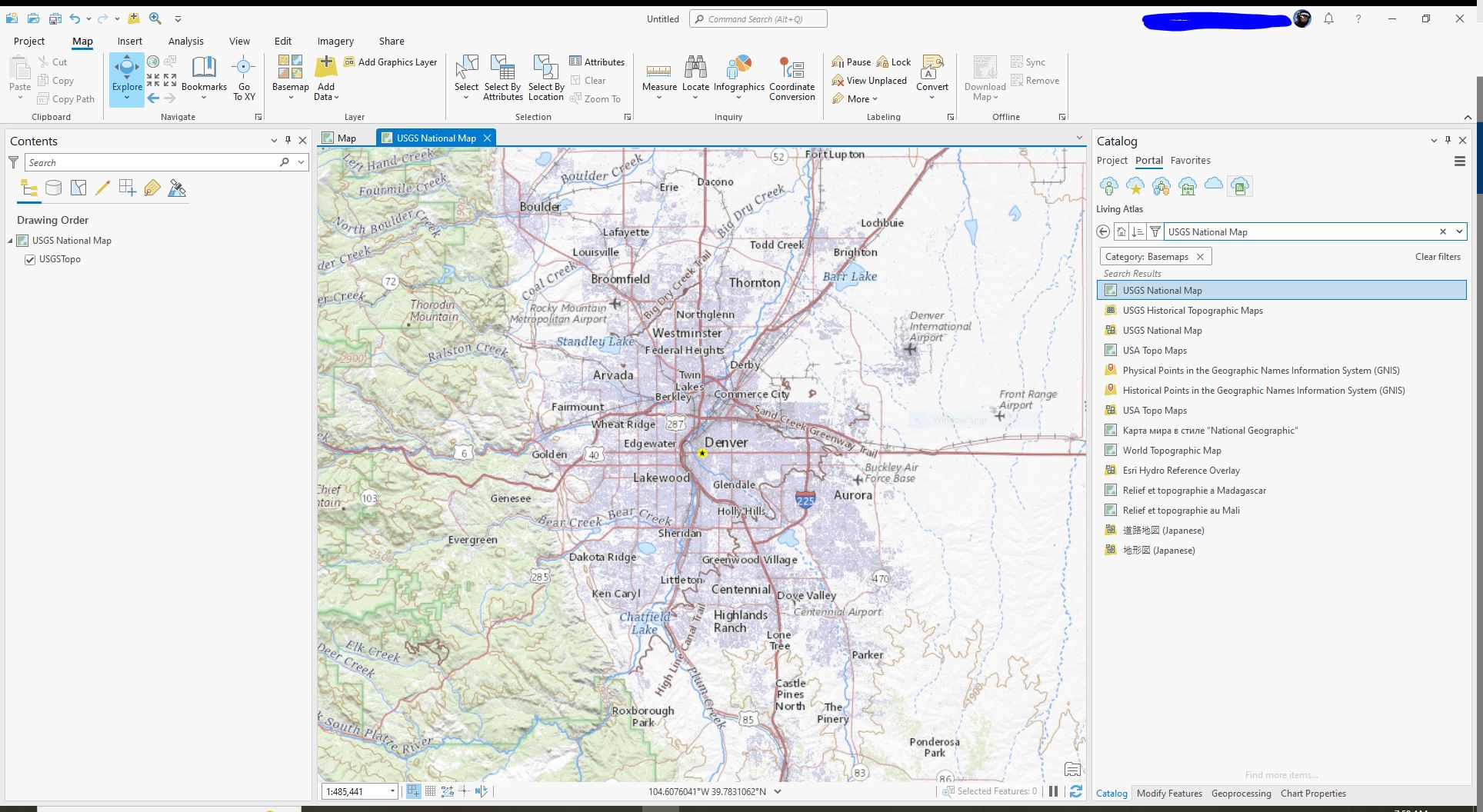 Solved: Why can't I add the Basemap for "USGS National Map... - Esri Community